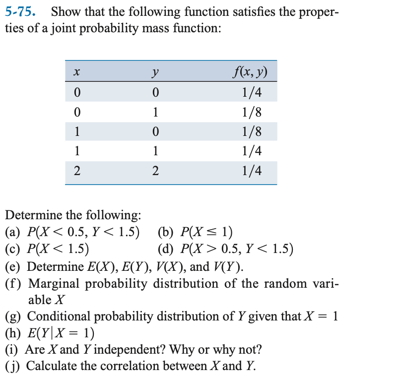 Solved 5-75. ﻿Show that the following function satisfies the | Chegg.com