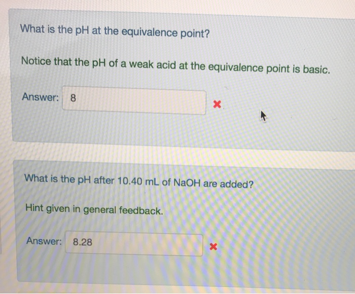 Solved Titration of a weak acid Calculate the pH during the | Chegg.com