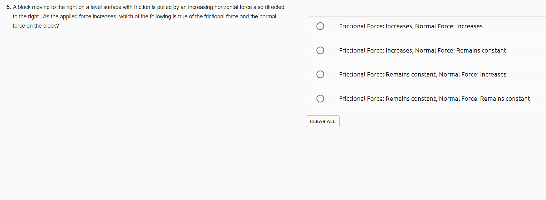 Solved 6. A block moving to the right on a level surface | Chegg.com