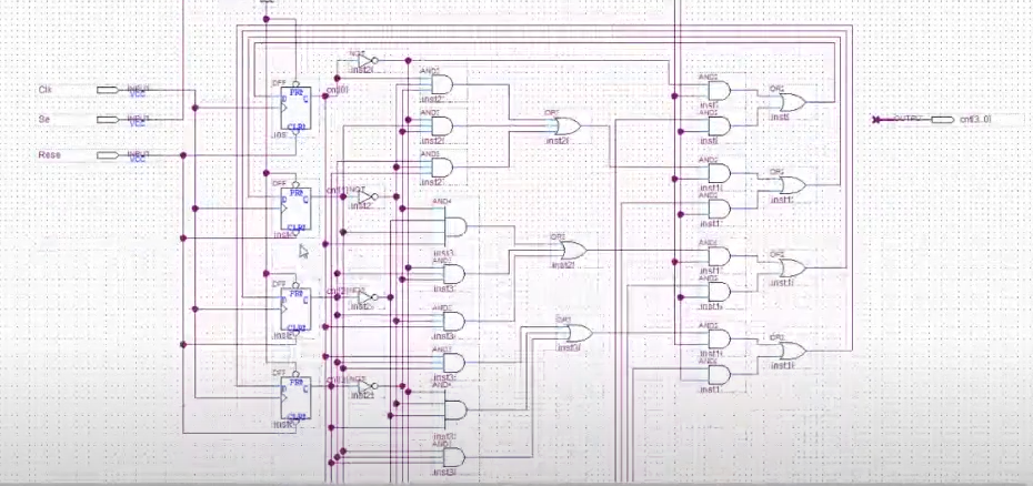 Solved How should I design the 4 bit counter in quartus ll | Chegg.com