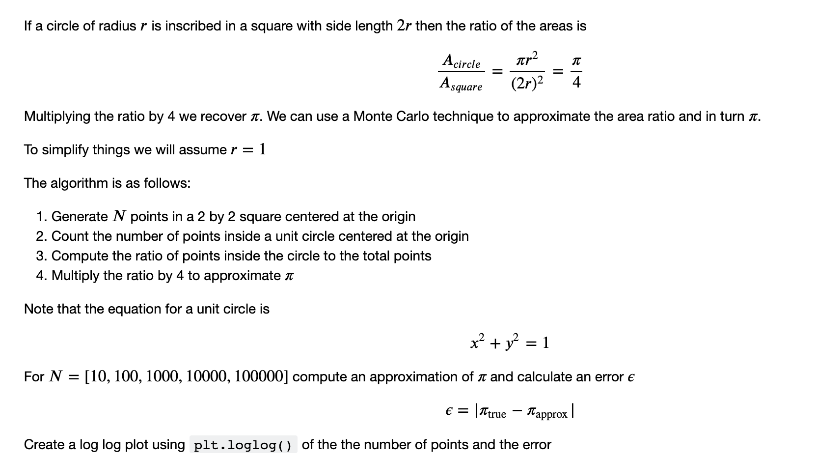 Solved If a circle of radius r is inscribed in a square with | Chegg.com