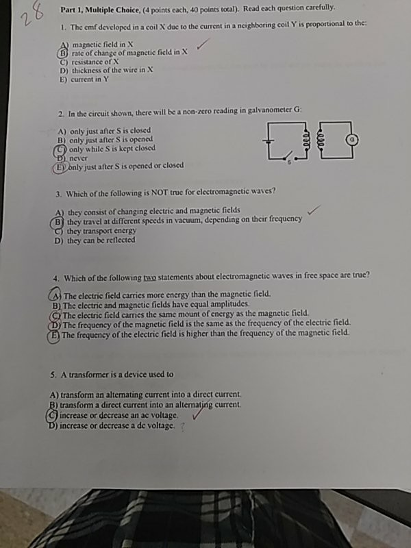 Solved Part 1, Multiple Choice,(4 points each, 40 points | Chegg.com