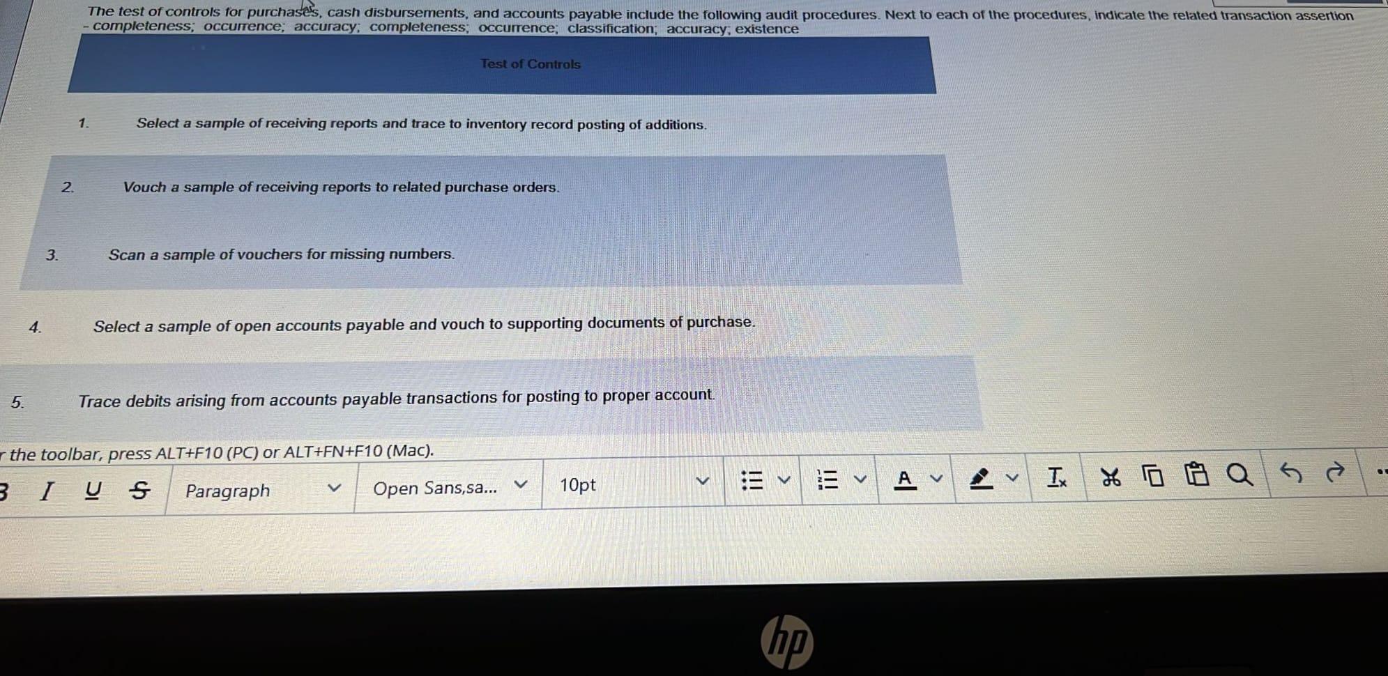 completeness; occurrence; accuracy; completeness; | Chegg.com