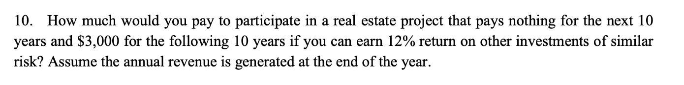 Solved Solve the following questions using TVM functions in | Chegg.com