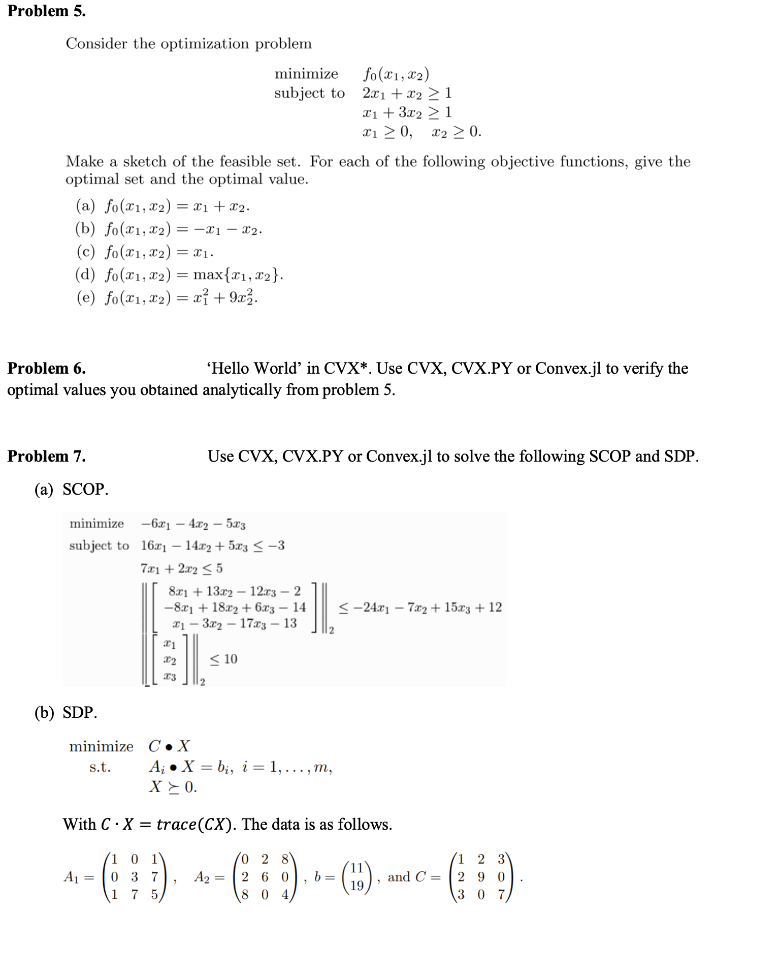 Solved Problem 1. convexity-preserving composition rule A | Chegg.com