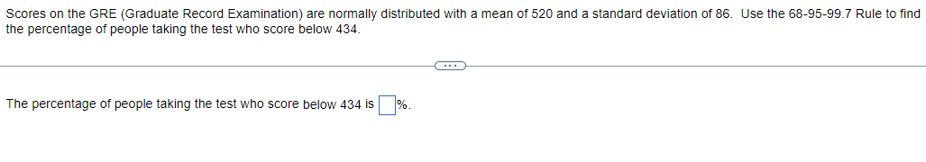 Solved Scores on the GRE (Graduate Record Examination) are | Chegg.com