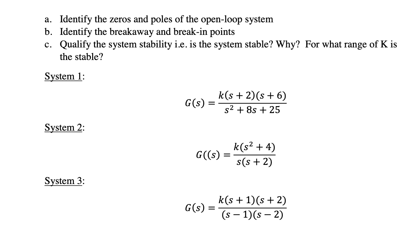 Solved 4. The unity feedback systems shown in the figure | Chegg.com