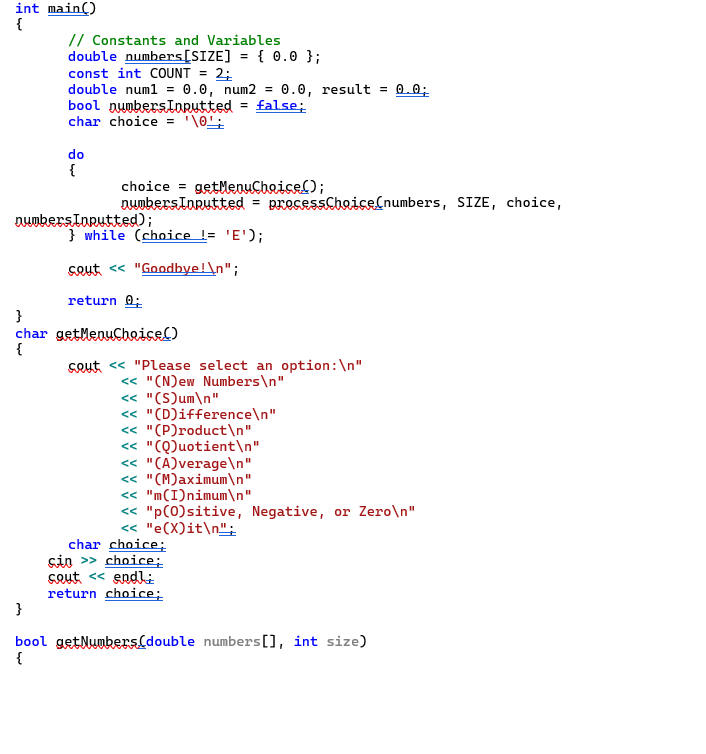 Solved Can you tell me what is wrong with my code? It has | Chegg.com