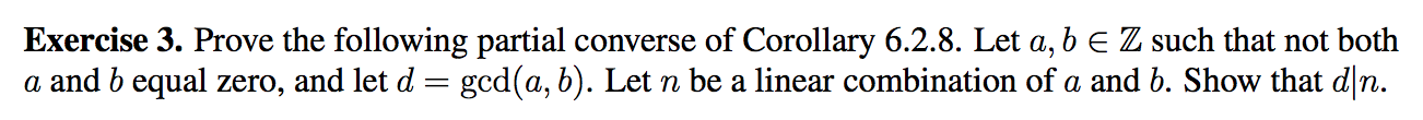 Solved Exercise 3. Prove the following partial converse of | Chegg.com