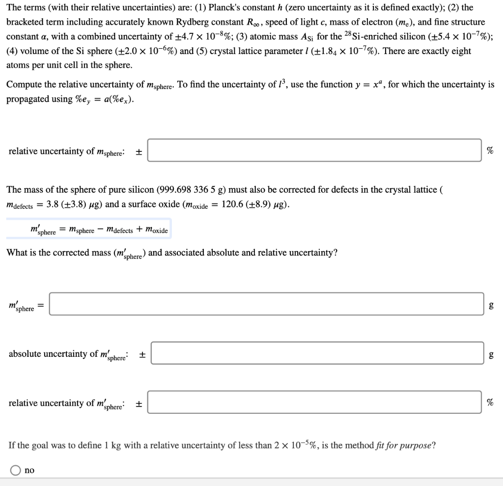 Solved The kilogram has been redefined based on Planck's | Chegg.com