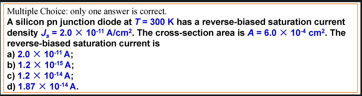 Solved Multiple Choice: only one answer is correct. A | Chegg.com