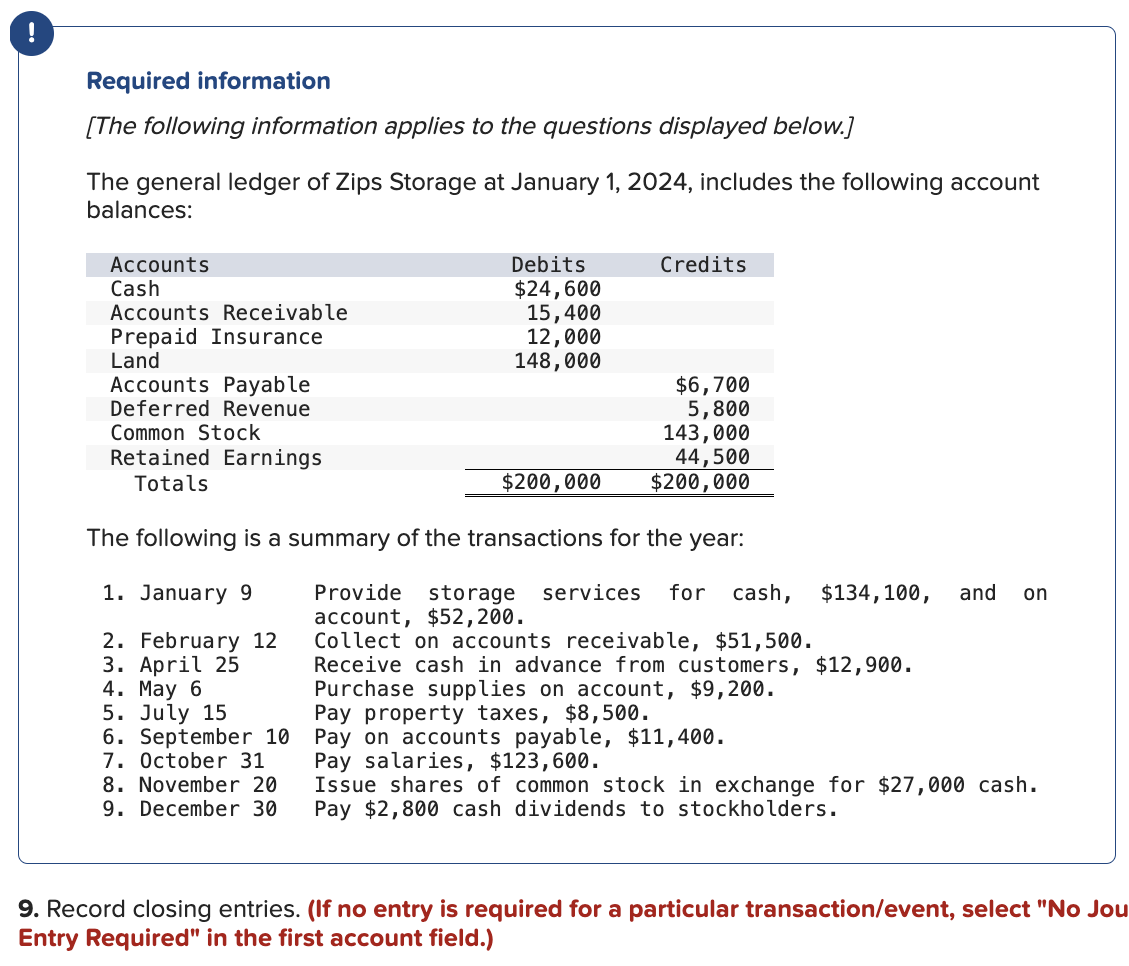 Solved Required information Journal entry worksheetRecord | Chegg.com