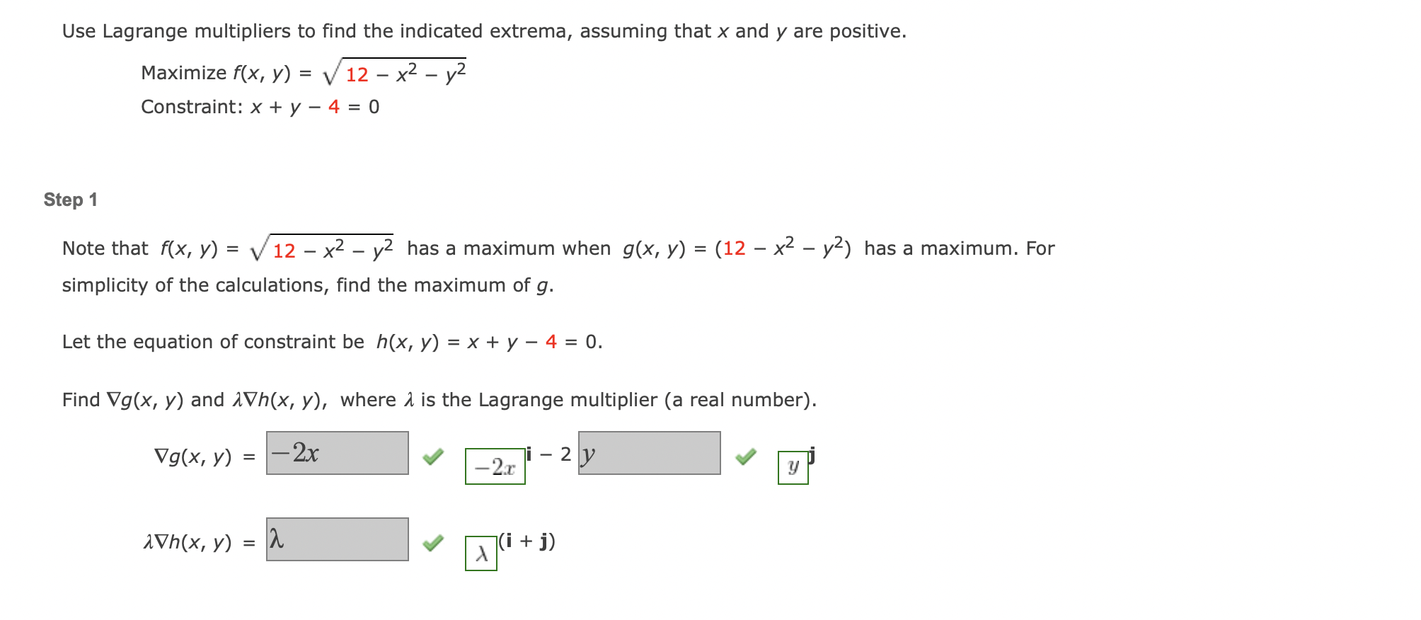 Solved Use Lagrange multipliers to find the indicated | Chegg.com