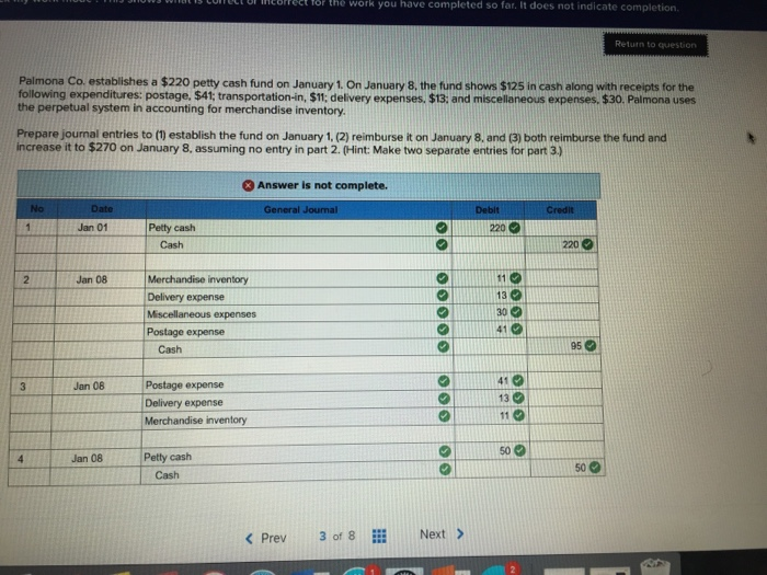 Solved is cunet ulhehect for the work you have completed so | Chegg.com