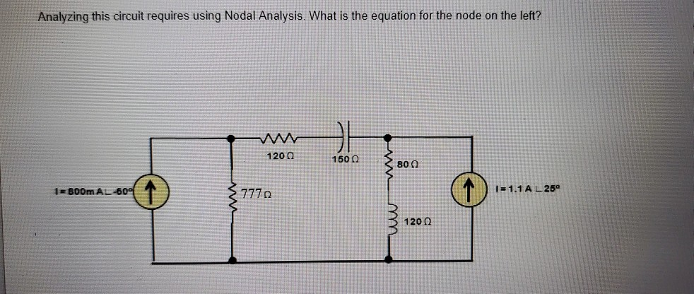 Solved Analyzing this circuit requires using Nodal Analysis. | Chegg.com
