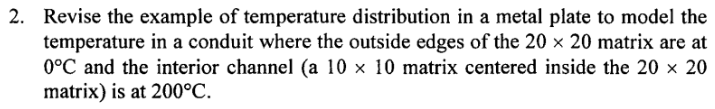 Solved 2. Revise the example of temperature distribution in | Chegg.com