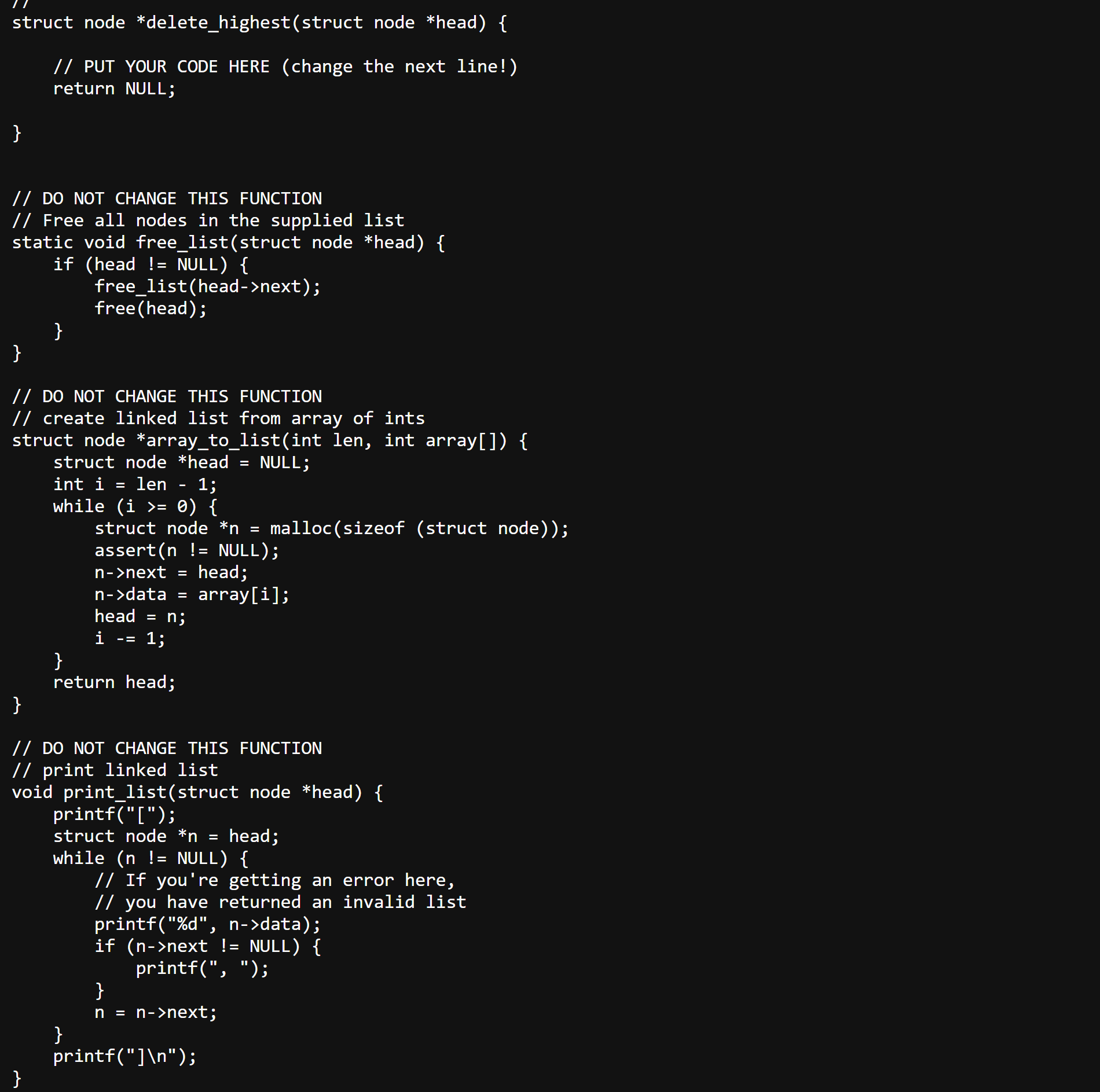 Solved Your task is to add code to this function in | Chegg.com