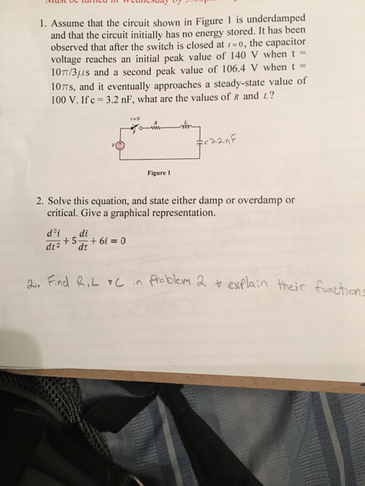 Solved Assume that the circuit shown in Figure 1 is | Chegg.com