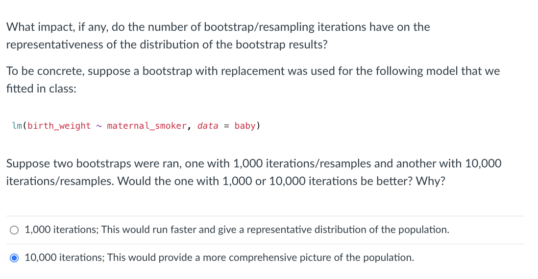 Solved What impact, if any, do the number of | Chegg.com