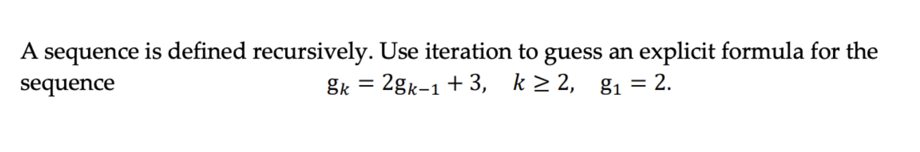 Solved A Sequence Is Defined Recursively Use Iteration To 