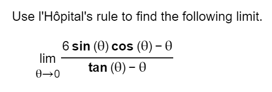 Solved Answer BOTH questions using l'Hopital's rule. I | Chegg.com