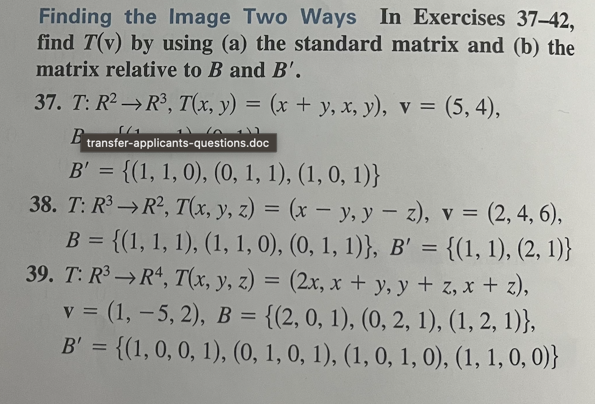 Solved Finding the Image Two Ways In Exercises 37-42, find | Chegg.com