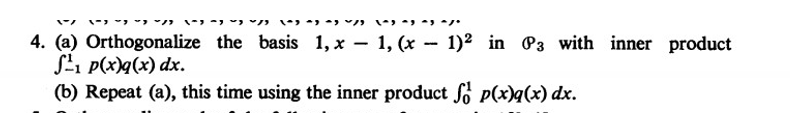 Solved Find the perpendicular projection of each of the | Chegg.com