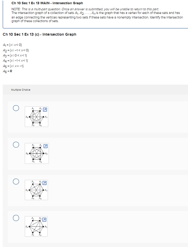 Solved Ch 10 Sec 1 Ex 13 MAIN - Intersection Graph NOTE: | Chegg.com