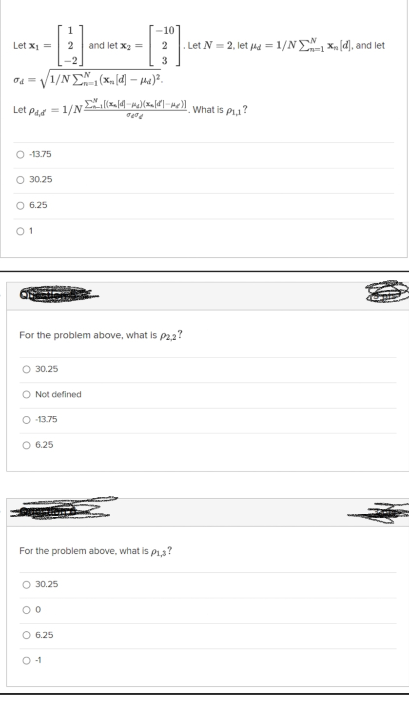 Solved Let x1=[12-2] ﻿and let x2=[-1023]. ﻿Let N=2, ﻿let | Chegg.com
