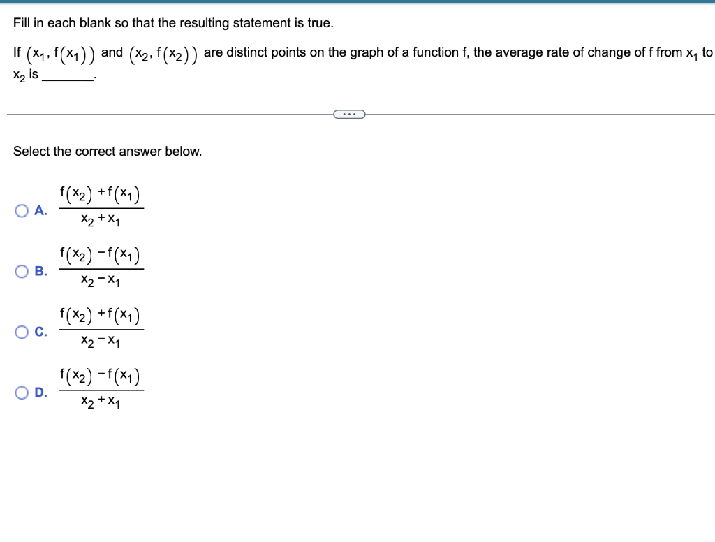 Solved Fill in each blank so that the resulting statement is | Chegg.com