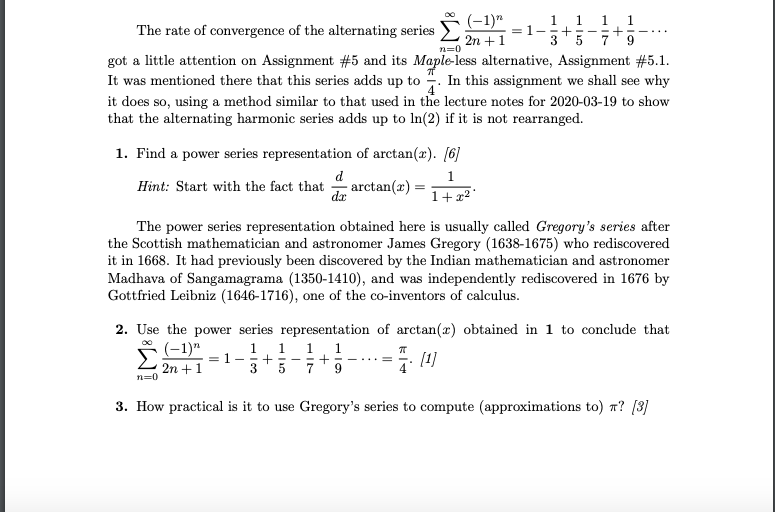 Solved The Rate Of Convergence Of The Alternating Series