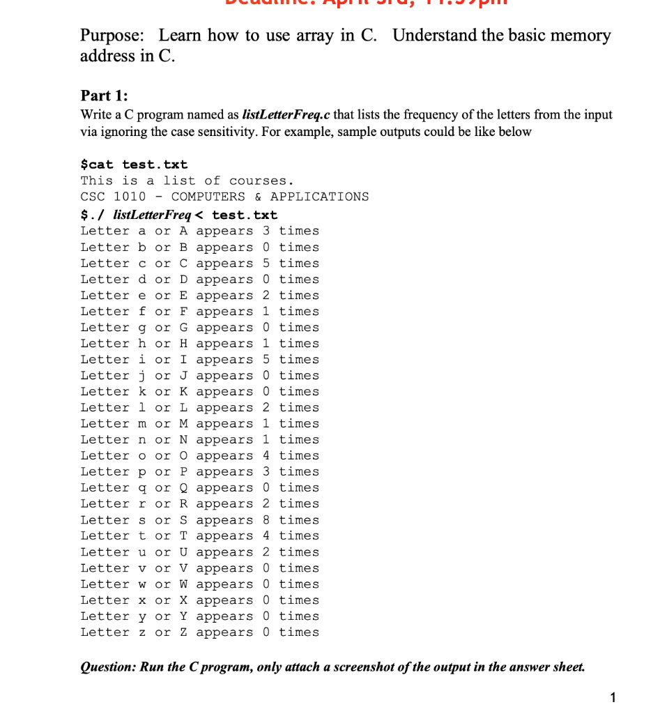 Solved we are running this in command line on linux it | Chegg.com