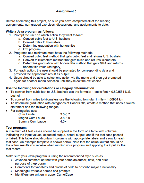 Solved a. Convert cubic feet to U.S. bushels b. Convert | Chegg.com