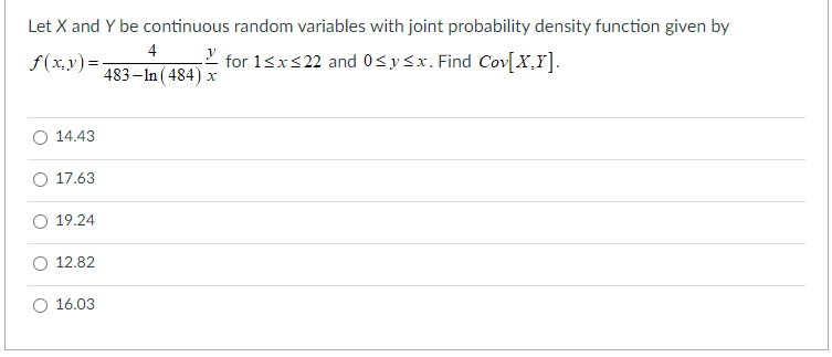 Solved Let \\( X \\) and \\( Y \\) be continuous random | Chegg.com