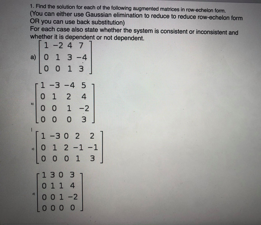 Solved 2. 3x5 linear system (3 equations in 5 unknowns: x, | Chegg.com