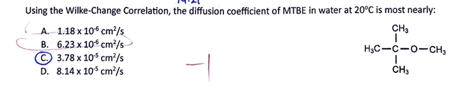 Using the Wilke-Change Correlation, the diffusion | Chegg.com