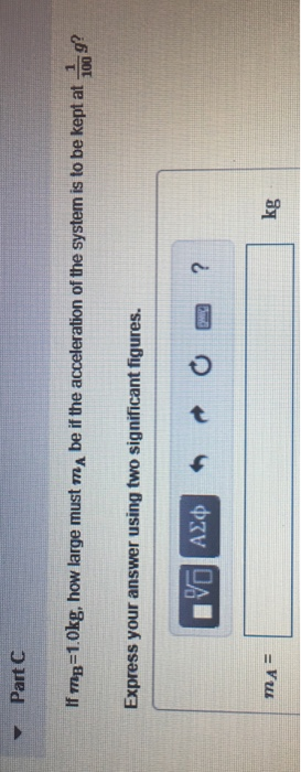 Solved Constants I Periodic Table Mass mA rests on a smooth | Chegg.com