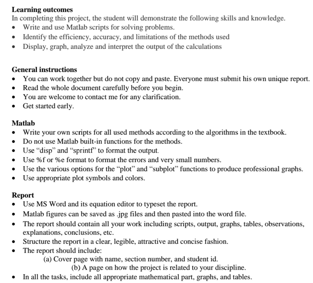 Solved Learning Outcomes In Completing This Project The 