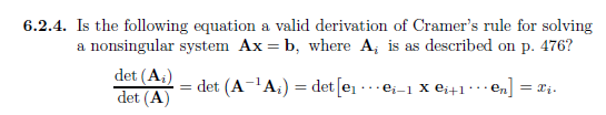 Solved a 6.2.4. Is the following equation a valid derivation | Chegg.com