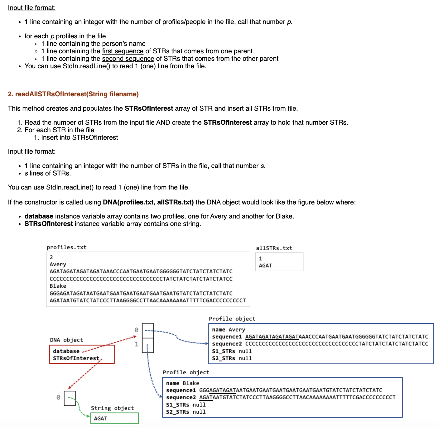 Solved DNA Profiling - 60 course points The purpose of this | Chegg.com