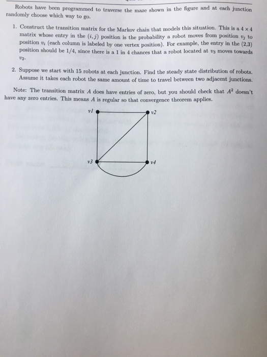 Solved Robots have been programmed to traverse the maze | Chegg.com