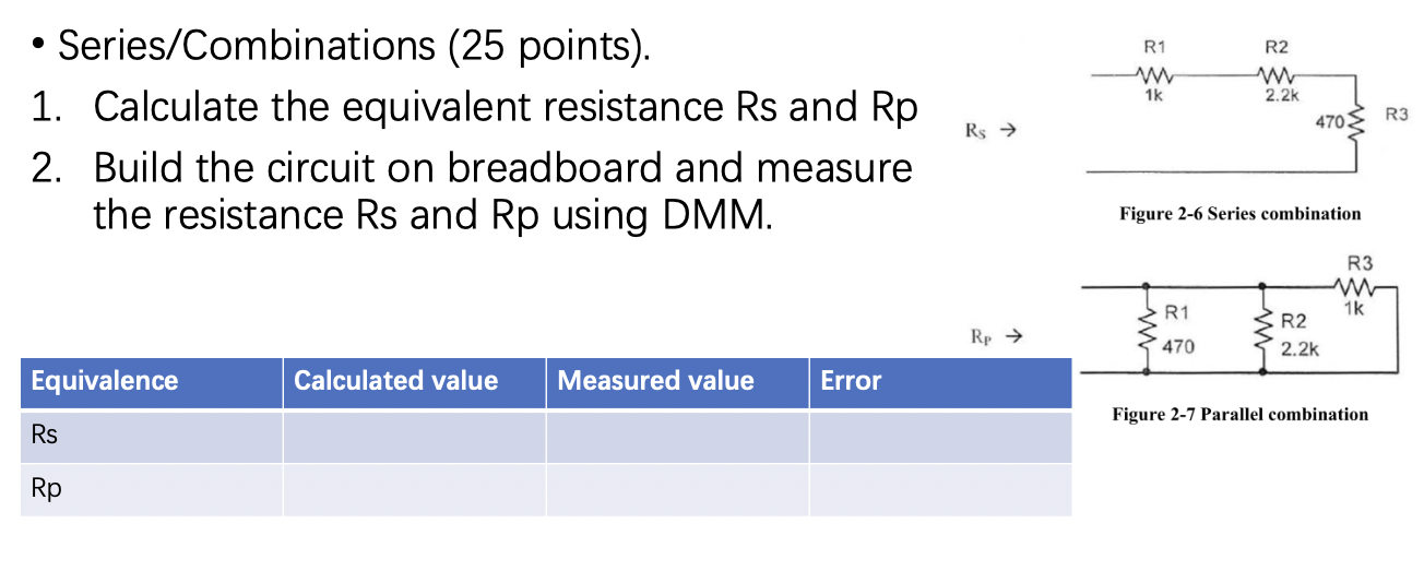 Solved - Series/Combinations (25 points). 1. Calculate the | Chegg.com