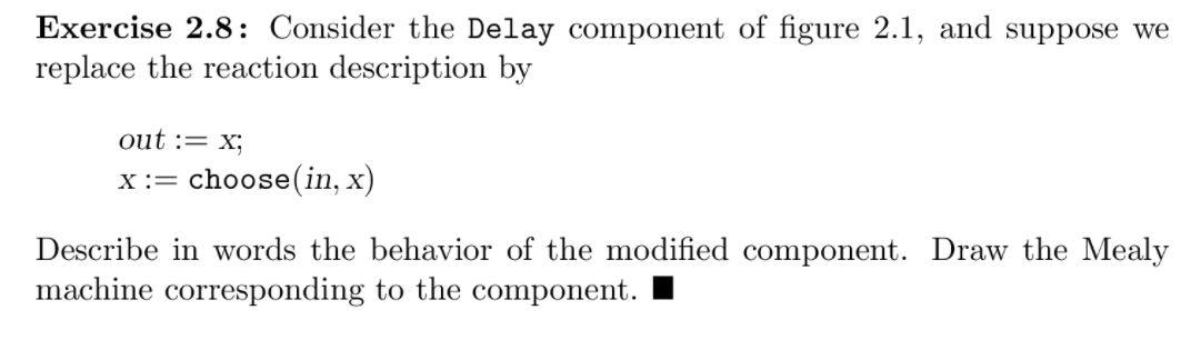Exercise 2.1: Consider a modified version of the | Chegg.com