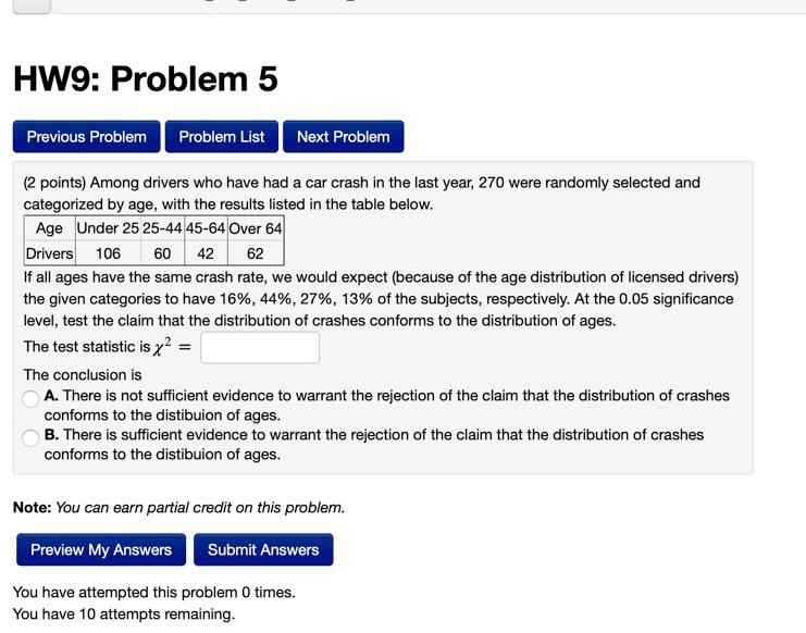 Solved HW9: Problem 5 Previous Problem Problem List Next | Chegg.com