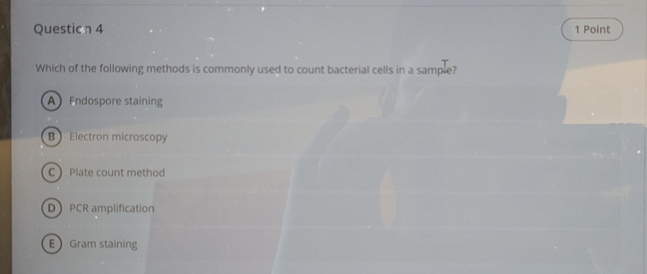 Questicn 4Which of the following methods is commonly | Chegg.com