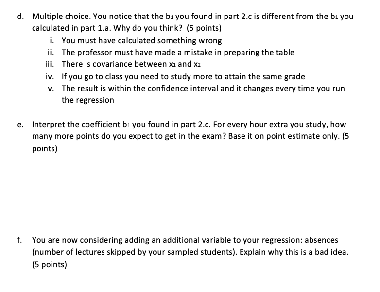 TABLE 2 SUMMARY Regression Statistics Multiple R | Chegg.com
