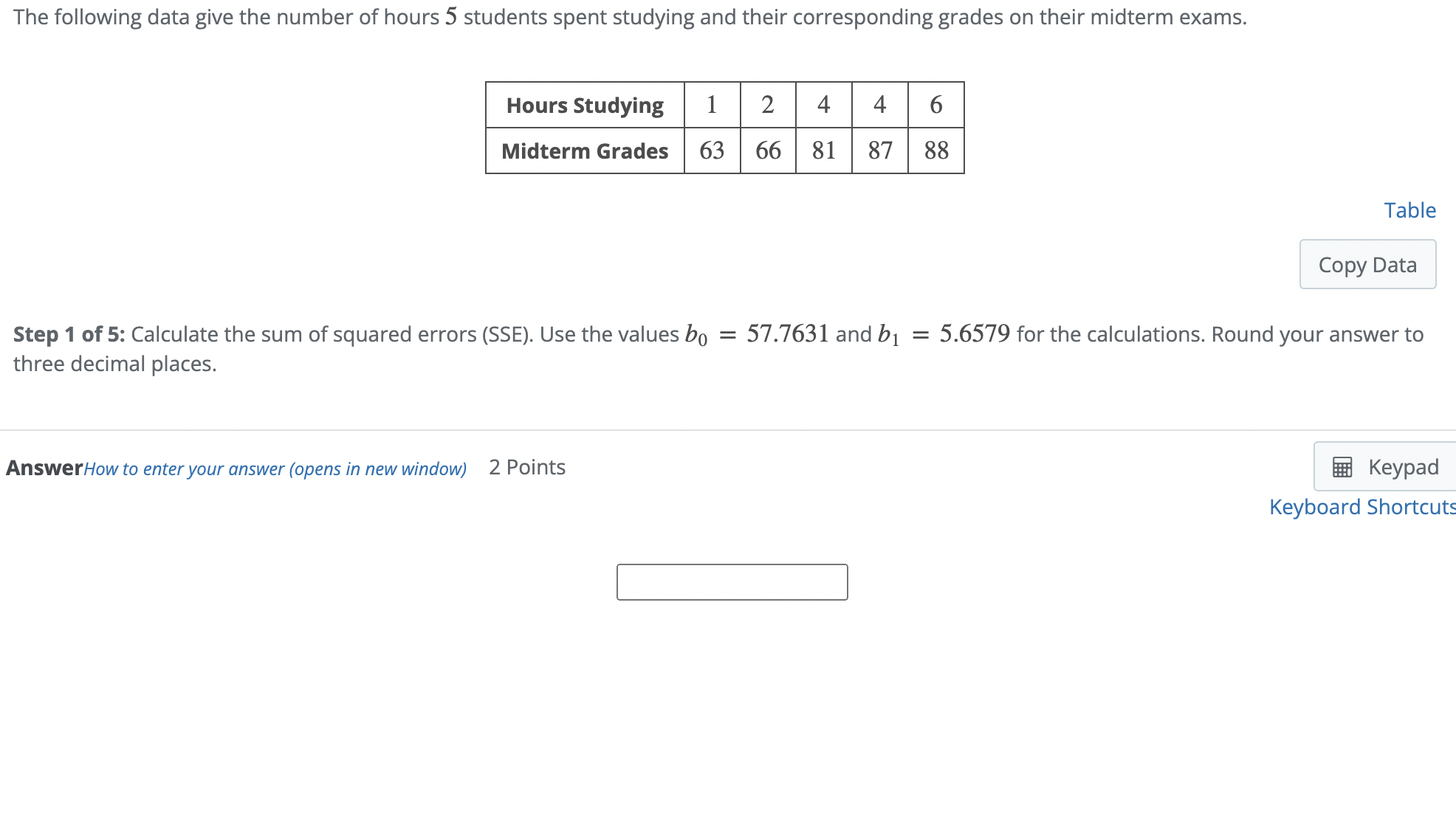 Solved The following data give the number of hours 5 | Chegg.com