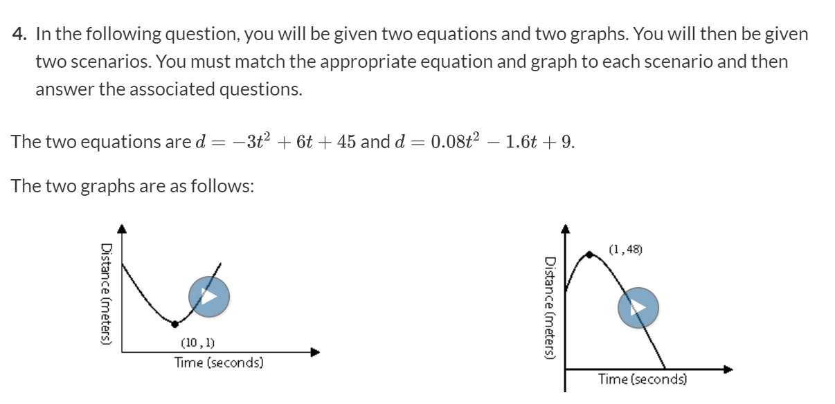 Solved 4. In the following question, you will be given two | Chegg.com