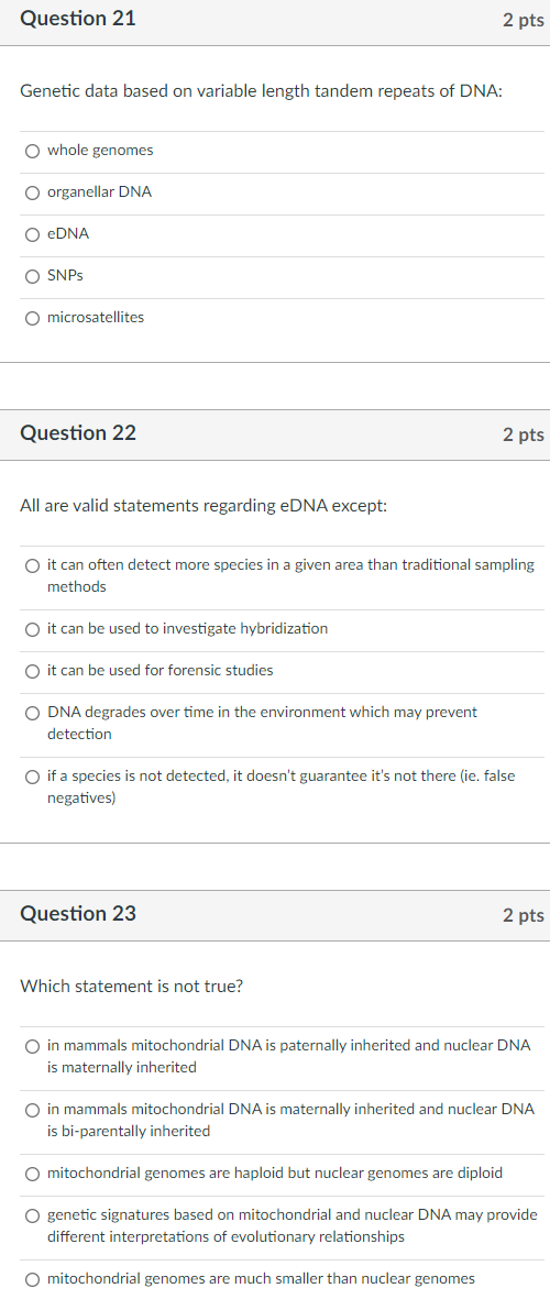 Solved Genetic data based on variable length tandem repeats | Chegg.com
