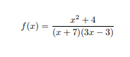Solved Determine if the following function has horizontal | Chegg.com